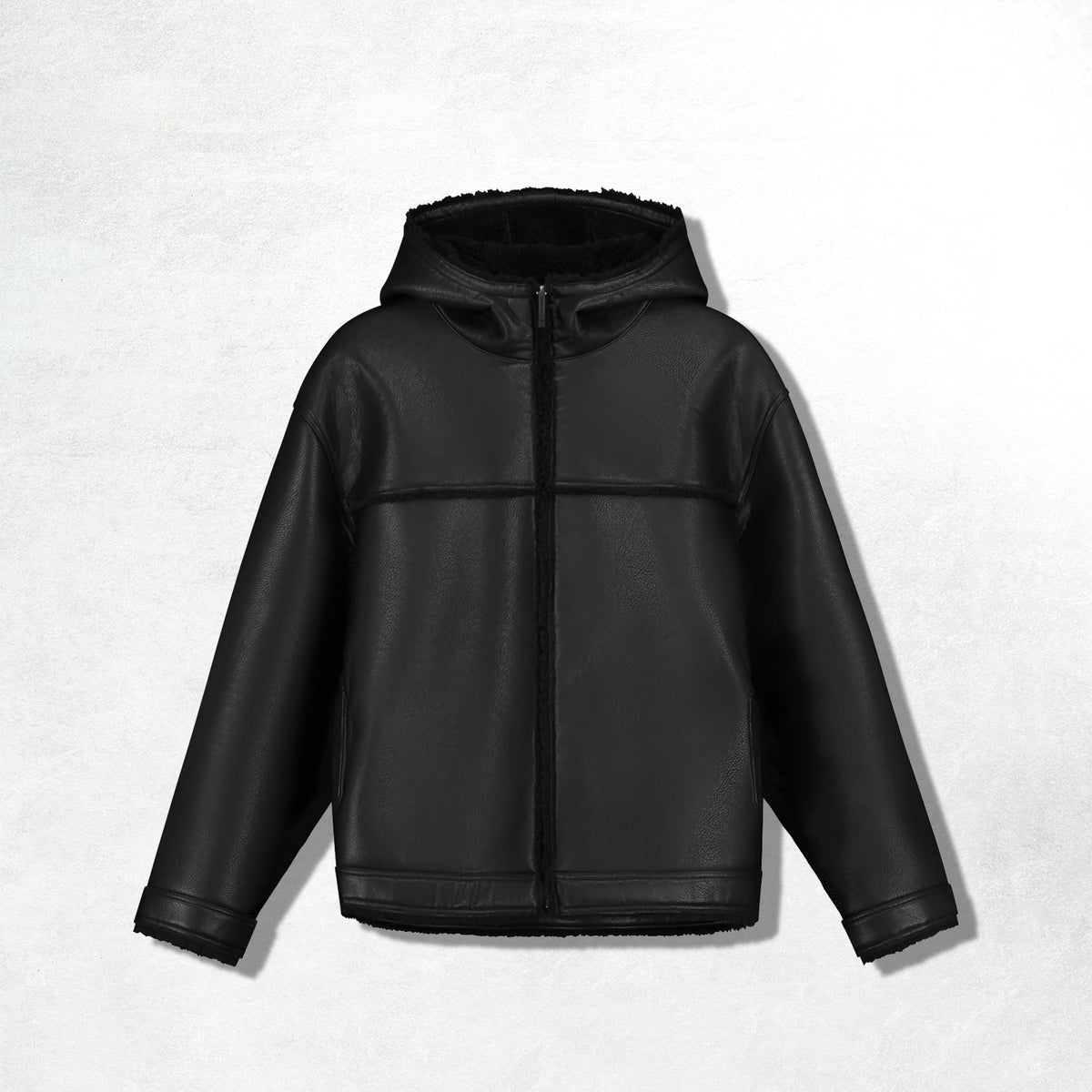 Arte Antwerp Shearling Jacket: Black – The Union Project