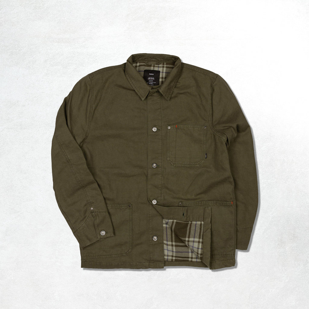 Finisterre Basset Flannel Lined Jacket: Olive – The Union Project