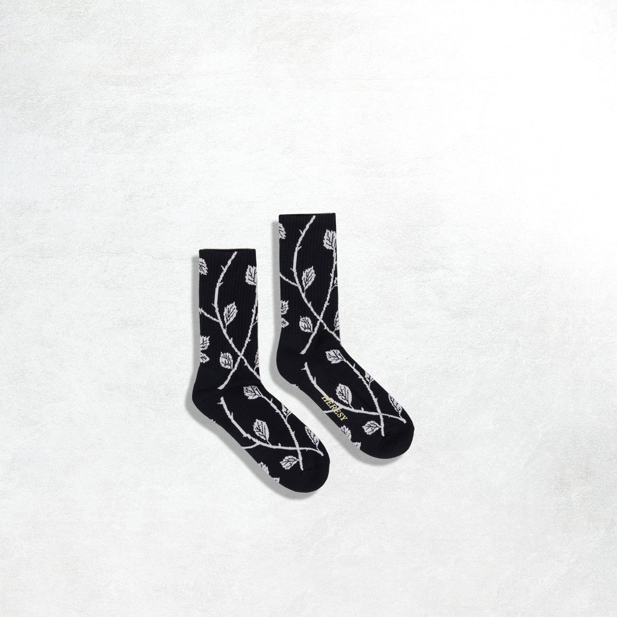 Heresy Bramble Socks: Black – The Union Project