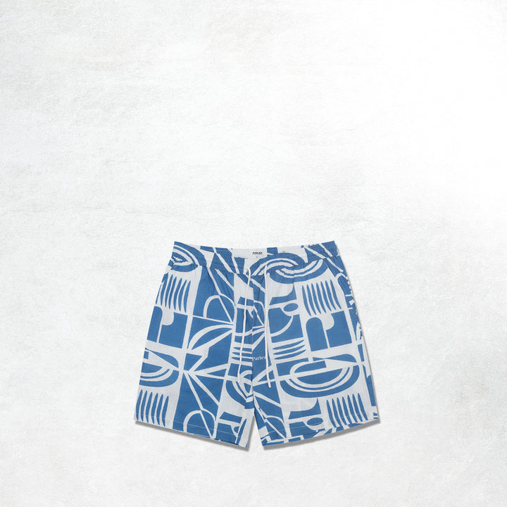 Parlez Link Cuban Shorts: Ocean Blue – The Union Project