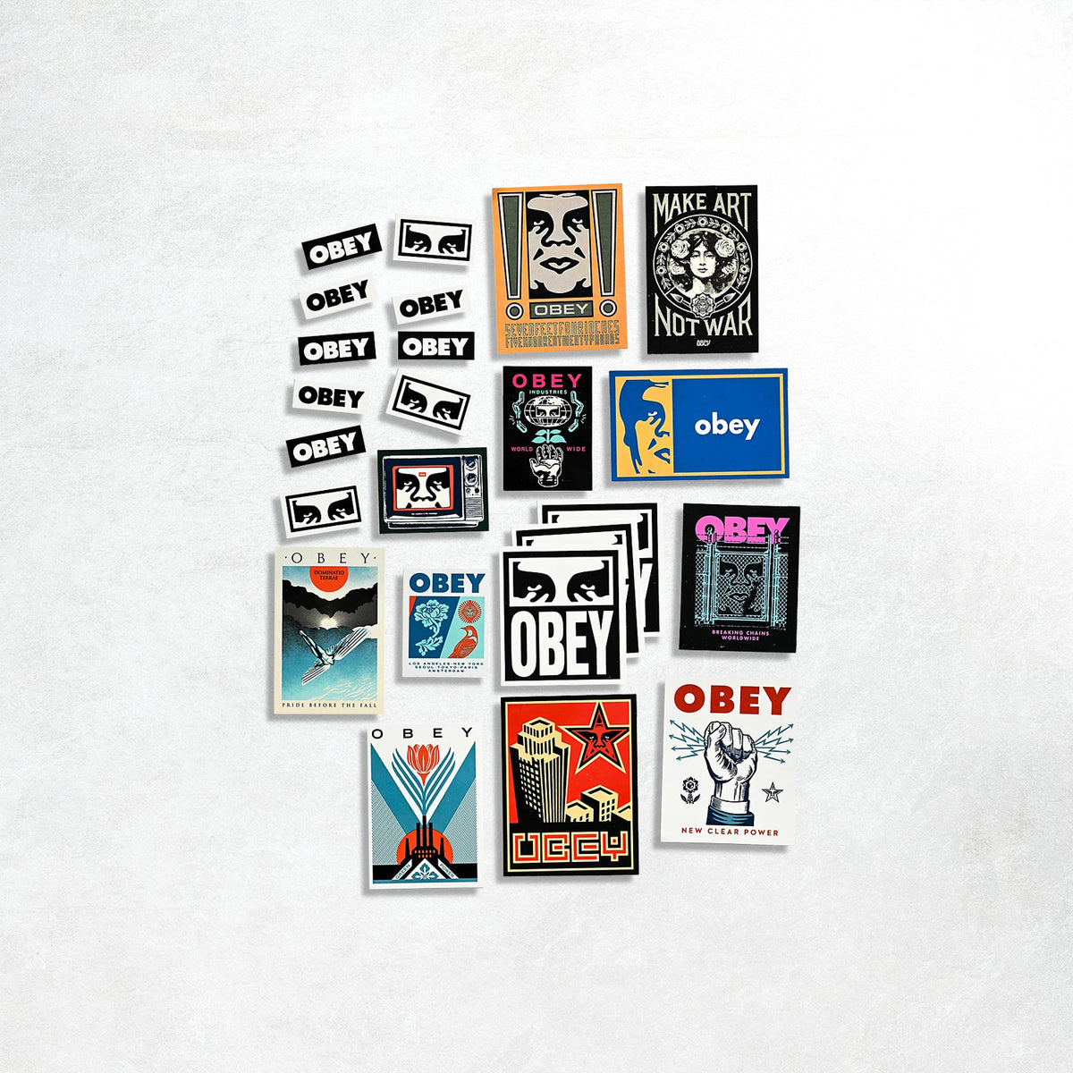 Obey Sticker Pack 7: Assorted – The Union Project