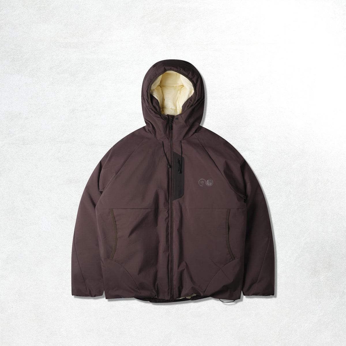 Purple Mountain Observatory Shield Puffa: Chocolate – The Union Project