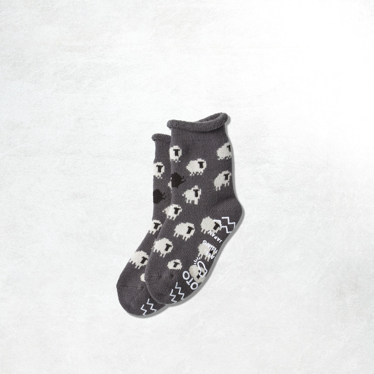 Rototo Sheep Pile Room Sock: Dark Gray – The Union Project